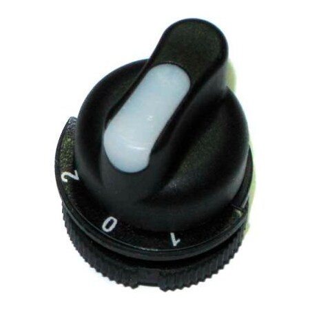 Springer Controls Co T.E.R., PRSL1857BI Transparent 1/0/2 Spring Returned Selector Switch, Use w ...